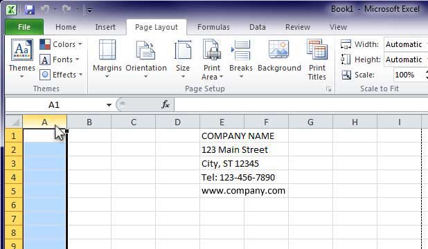 Design an Invoice Form with Microsoft Excel - PrintIt4Less