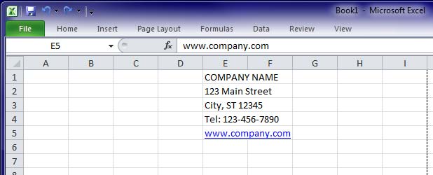 Design an Invoice Form with Microsoft Excel - PrintIt4Less