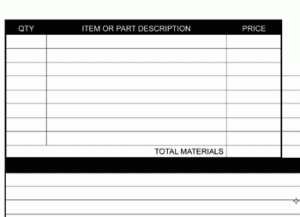 Designing a Work Order Form in Photoshop - PrintIt4Less