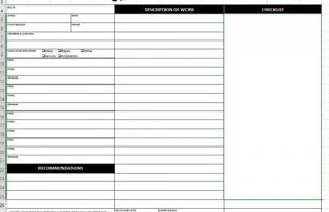 How to Design a HVAC form in Excel - PrintIt4Less