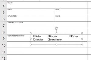 How to Design a HVAC form in Excel - PrintIt4Less