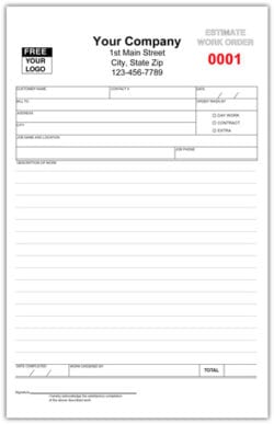 Appliance Repair Invoice