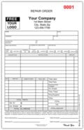 Auto Repair Order Forms | Automotive Repair Order Forms | Vehicle ...