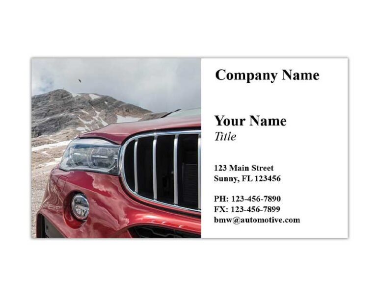 BMW Business Cards