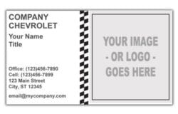 Business Card - Black and White with Chevrolet Logo