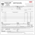 Custom Bill of Lading Forms