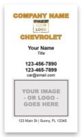Chevrolet Automotive Business Cards