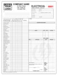 Electrical Contractor Invoice Form