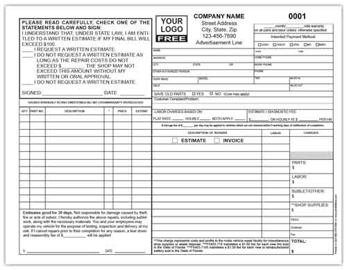 florida-approved-auto-repair-invoice-form-printit4less