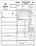 HVAC Service Invoices : PrintIt4Less