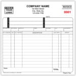 2 or 3 Part Invoice Form 8.5" x 8.5"