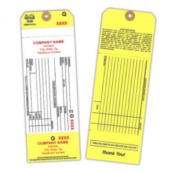 Custom Printed Repair Tag | Printit4less.com