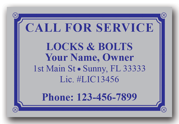 Locksmith Forms