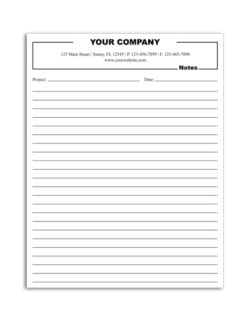 Small Personalized Notepad