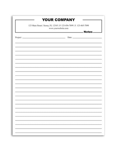 Personalized Notepads