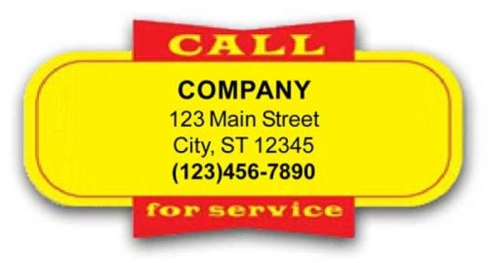 HVAC Labels : PrintIt4Less