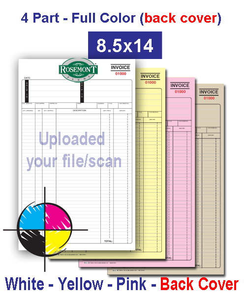 Multi-Color NCR Forms with Hard Back : PrintIt4Less