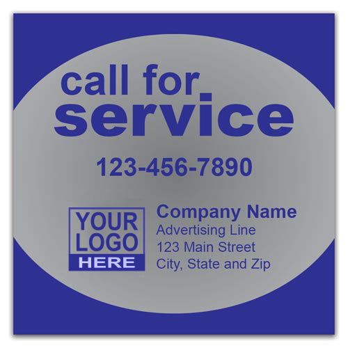 Custom Printed Call for Service Label | Printit4Less.com