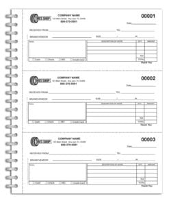 Business Receipt Books| Invoice Receipt Books | Custom Receipt Books ...