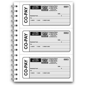 Medical Receipt Co-Pay Book