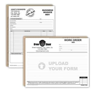 Custom Form 2 Part Standard-Hard Back | Printit4Less.com : PrintIt4Less