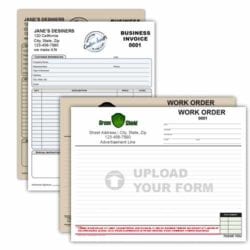 Custom Full Color Form with hard Copy