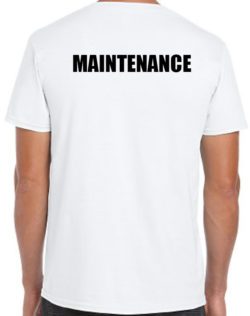 Custom Maintenance Staff T-Shirtss