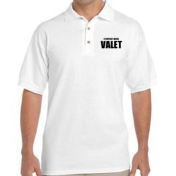 Custom Valet Polo Shirts