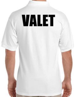 Custom Valet Polo Shirts