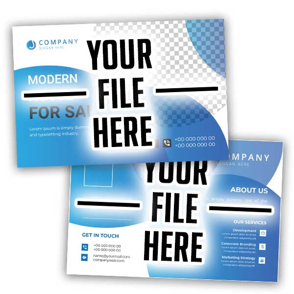 Custom Printed Postcards | Printit4Less.com