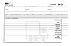 Courier - Delivery Invoice Form 760