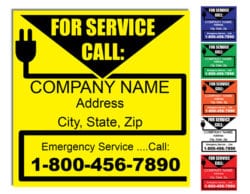 Call for Service Labels: Custom Printed Labels | Printit4less.com