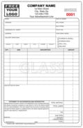 Invoice for Glass Installation business