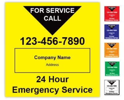 Service Label templates