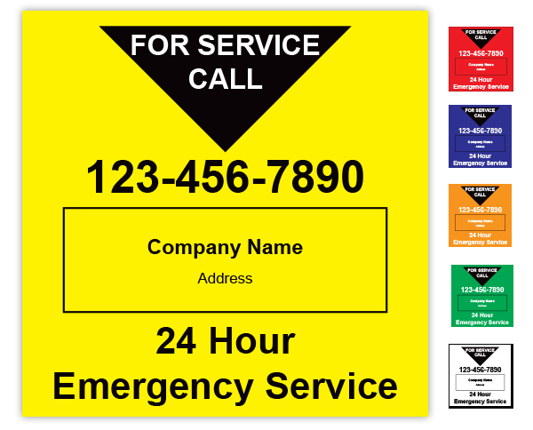 Service Label templates