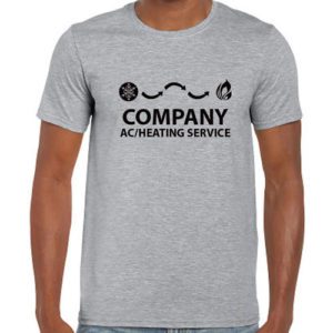 Heating and Air Conditioning logo shirts : PrintIt4Less
