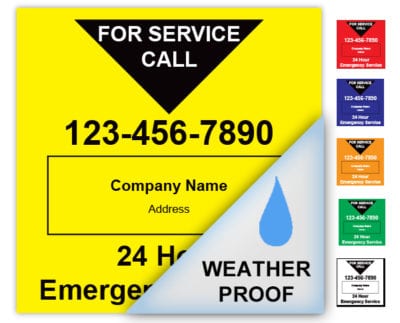 HVAC Labels