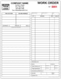 Job Work Order Invoice