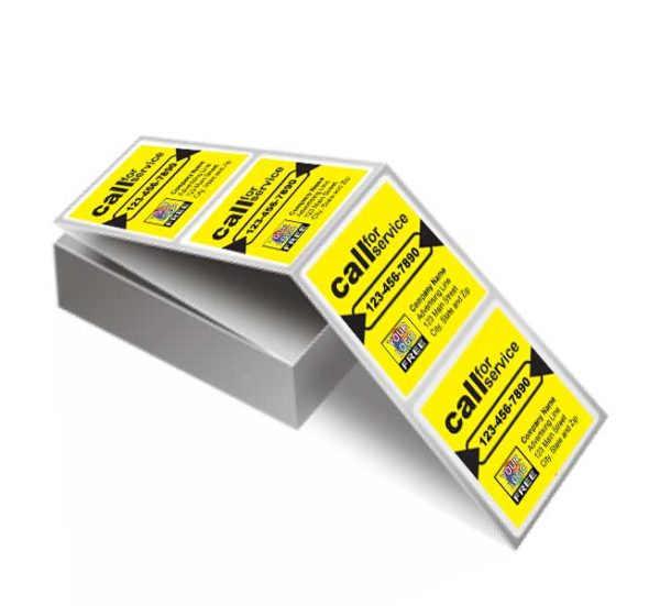 Custom Printed Service Call Labels | Printit4Less.com