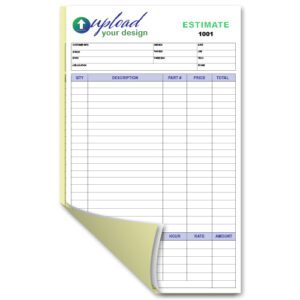 Custom Printed Multi Color NCR Forms