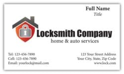 Locksmith Business Card Templates