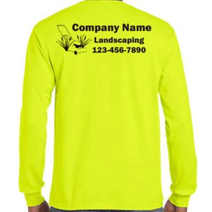 Lawn service long sleeve tshirts | Printit4Less.com