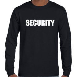 Security Standard T-Shirt Long Sleeve USA | PrintIT4Less