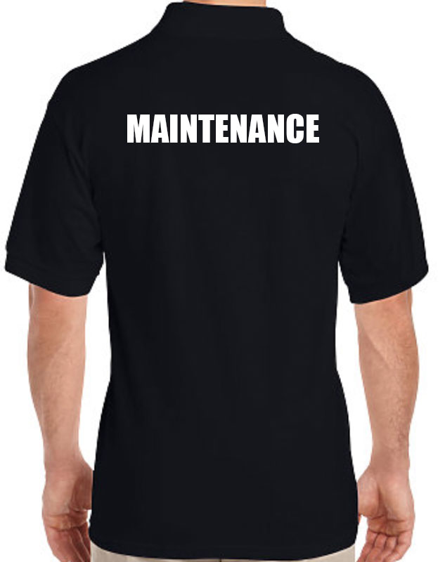 Maintenance Staff Polo Shirts : PrintIt4Less