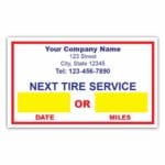Professional Static Cling Service Label | Printit4Less.com : PrintIt4Less