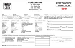 Pest Control Forms
