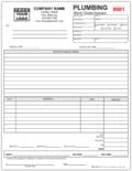 Plumbing Forms | Printit4Less.com : PrintIt4Less
