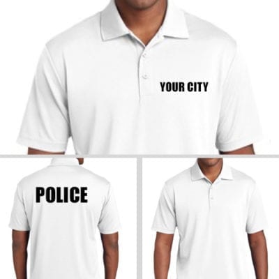 Custom Police Polos : PrintIt4Less