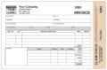 Service Invoice with Detachable Claim Check : PrintIt4Less