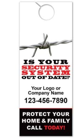 Custom Door Hanger Templates for Security & Lock | Printitless.com